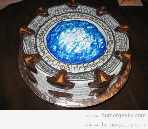 tarta-stargate - Humor Geeky